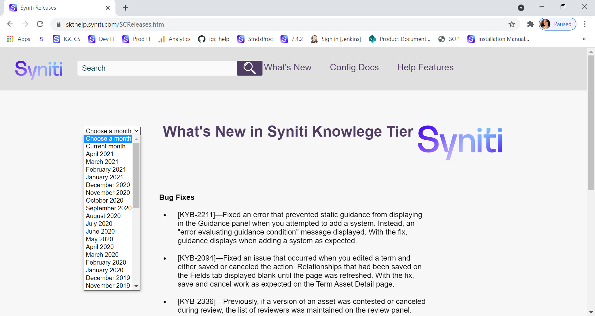 Publish SKT Help